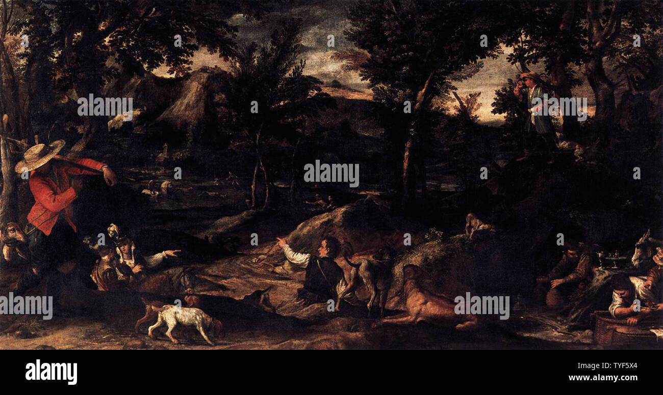 Annibale carracci hunting hi-res stock photography and images - Alamy
