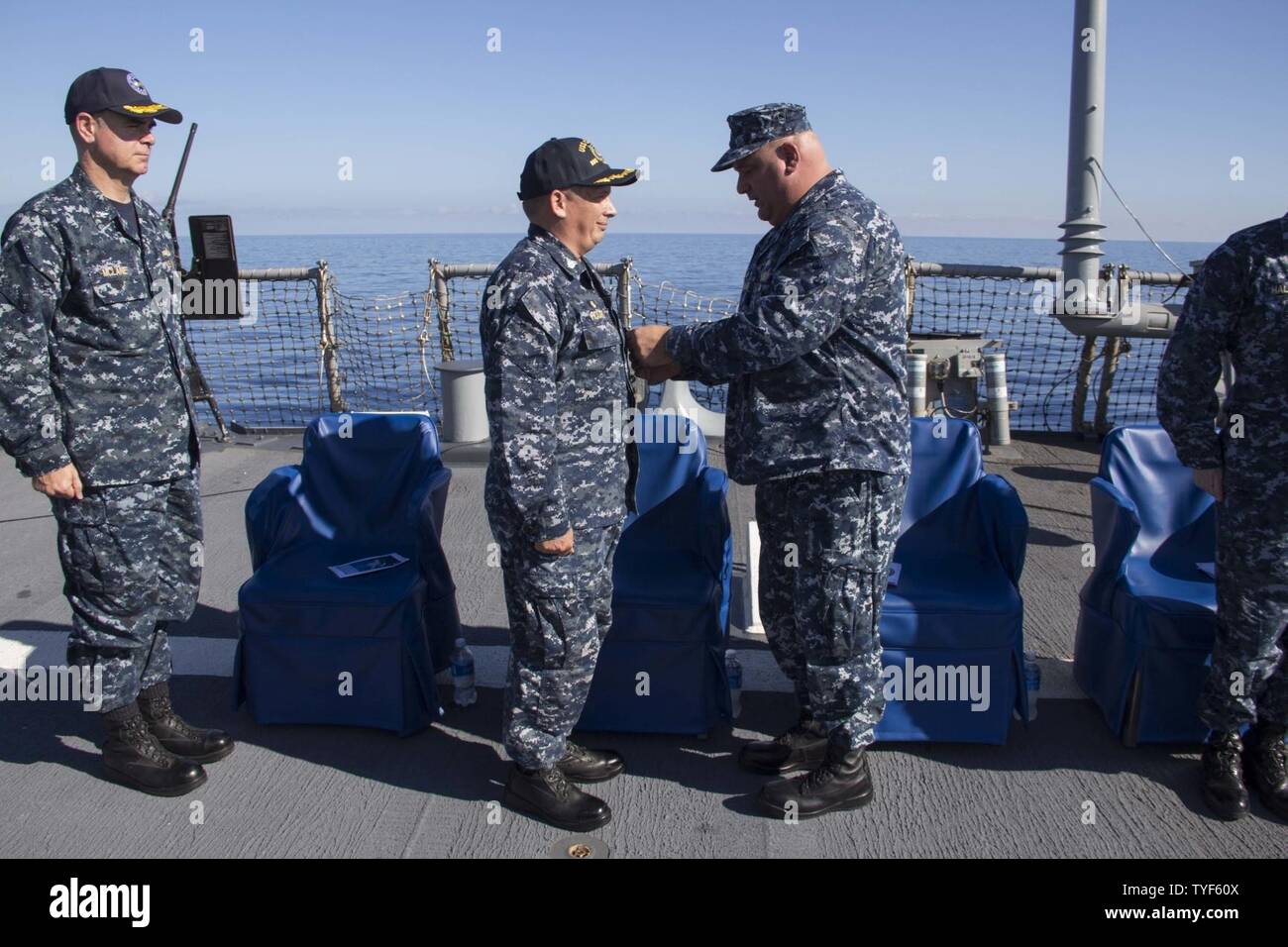 SEA (Nov 5, 2016) - Capt. Rich Dromerhauser, commodore, Destroyer ...