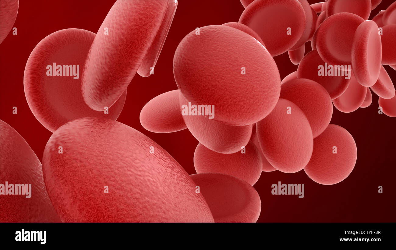 3d rendered platelet model Stock Photo - Alamy