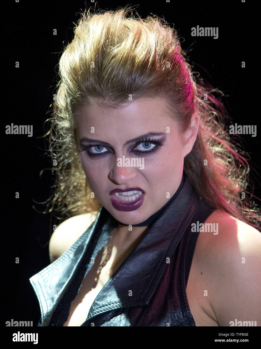 Performers of the "Vampire Circus" prepare for their US debut at the ...