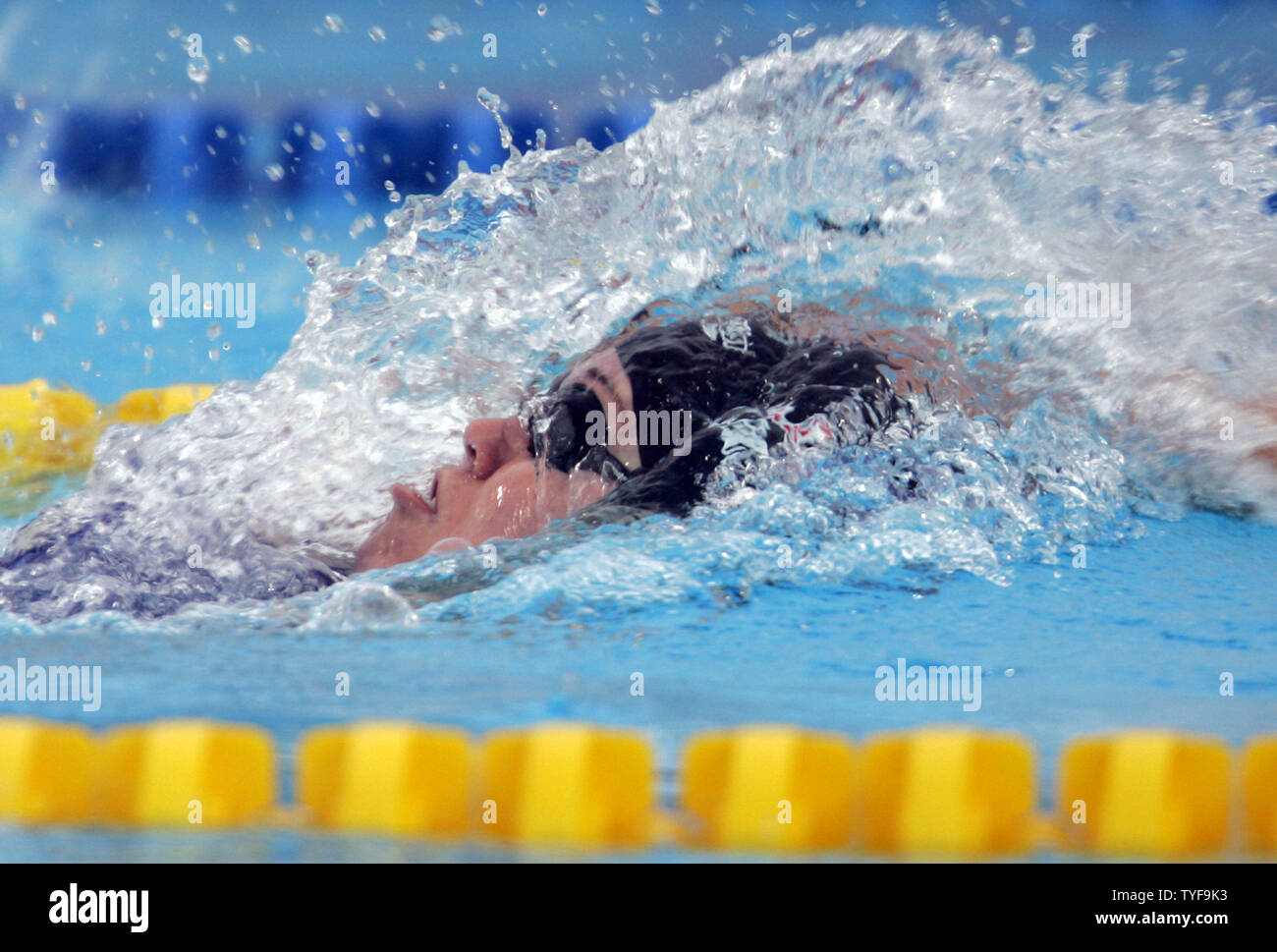 American swimmer Natalie Coughlin swims in the women's 100-meter ...