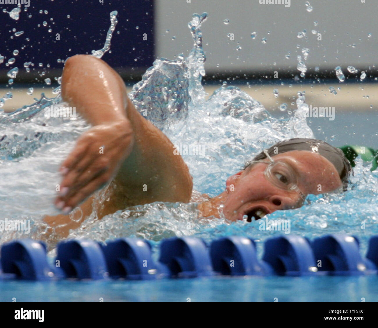 American swimmer Kate Zeigler leads for the entire final race in the ...