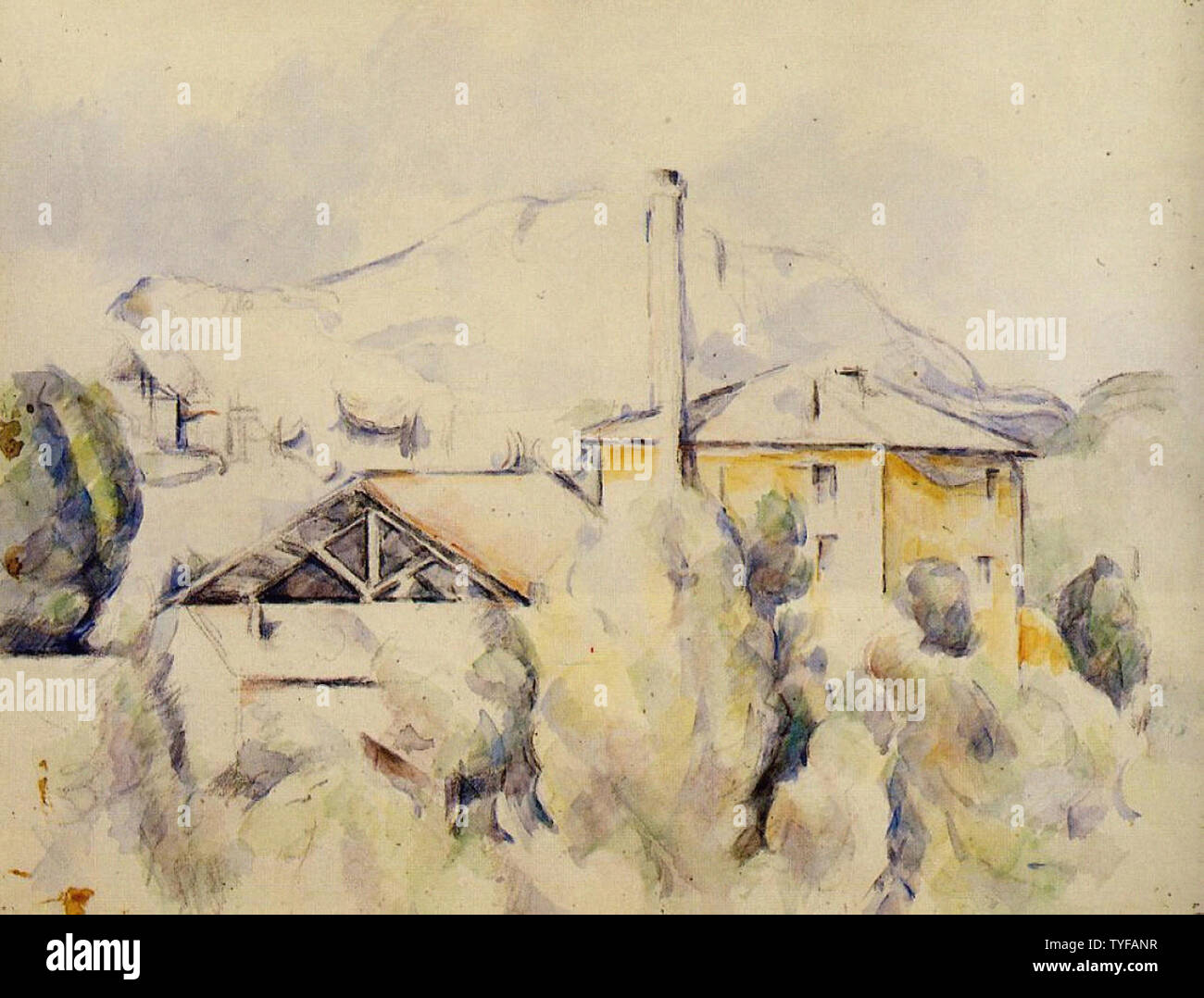 Paul Cézanne - Lime Kiln C 1894 Stock Photo - Alamy