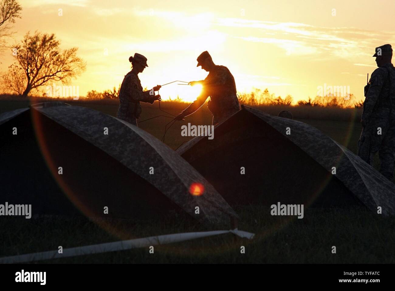 Soldiers from Headquarters and Headquarters Company, 1034th Combat ...