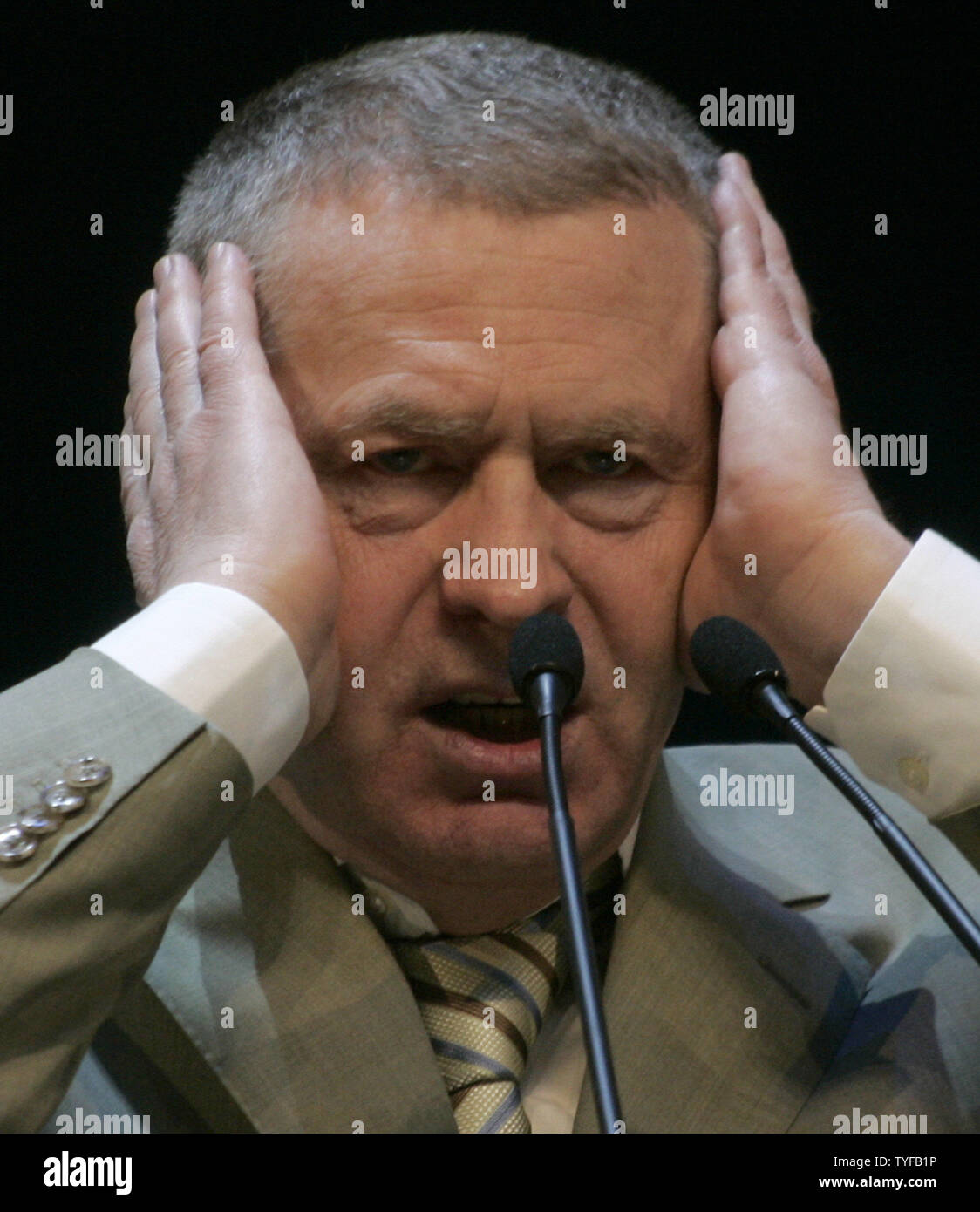 Vladimir zhirinovsky leader liberal democratic hi-res stock photography ...