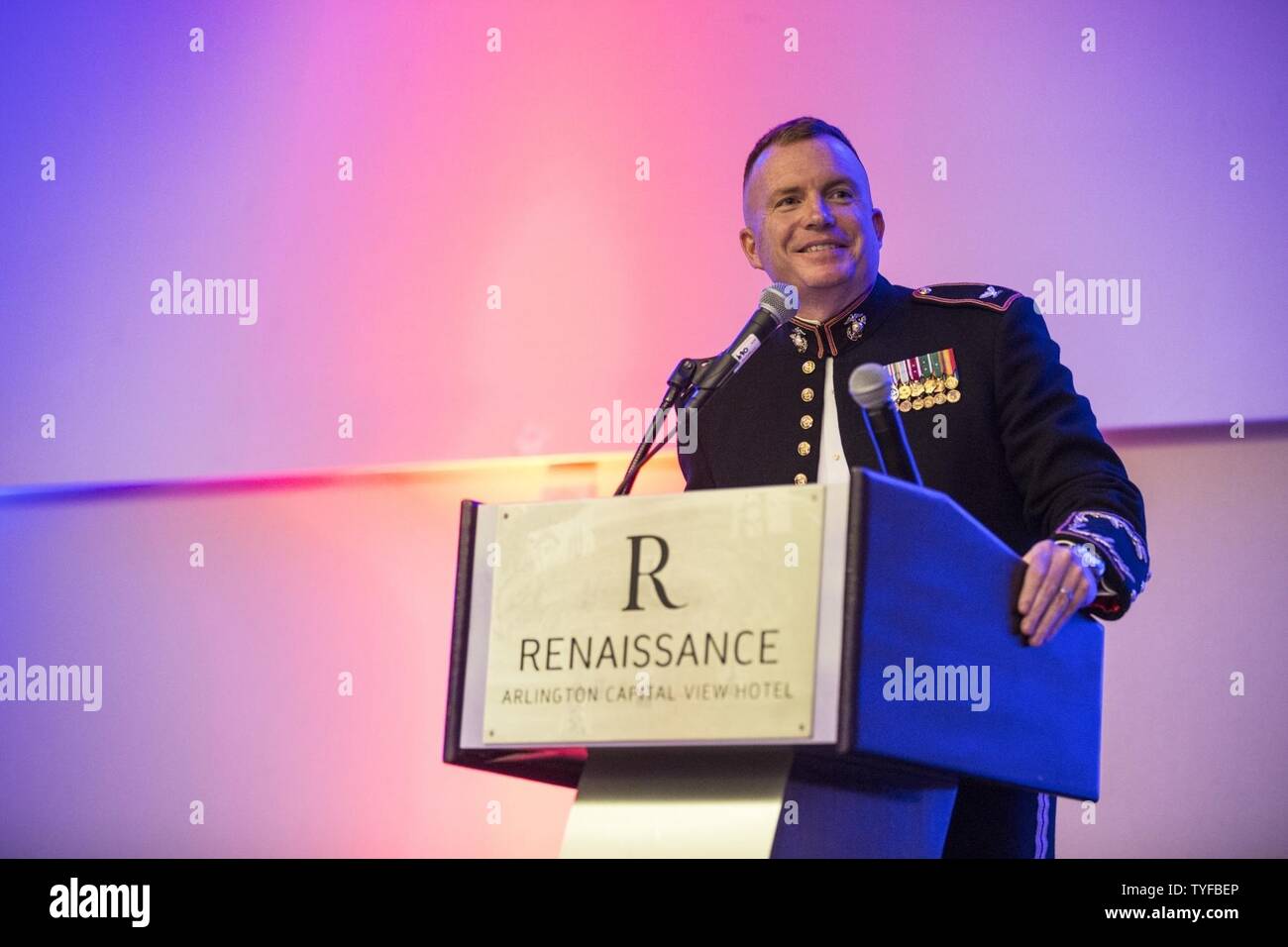 U.S. Marine Corps Col. Andrew M. Regan, commanding officer ...