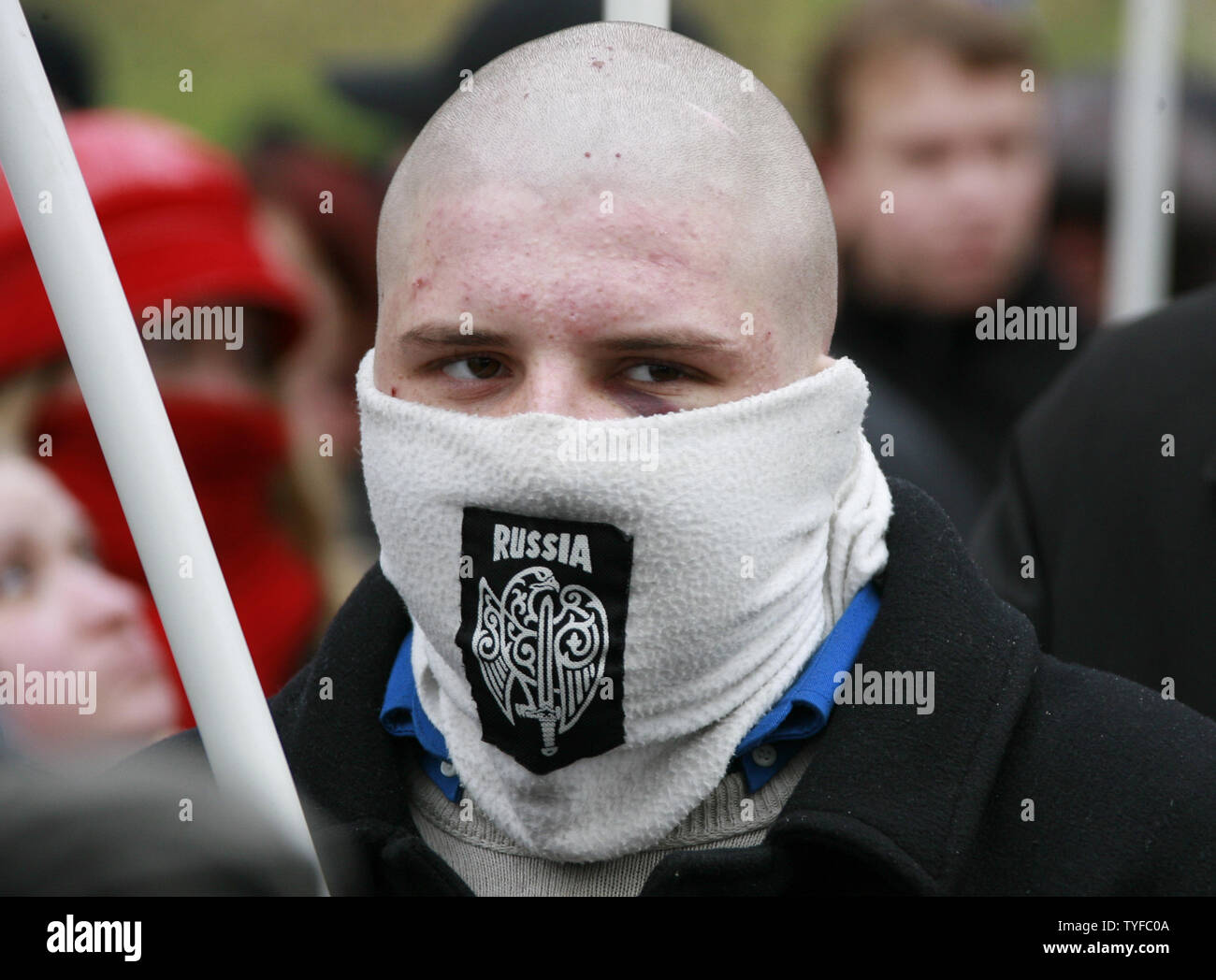 Far right mask hi-res stock photography and images - Alamy