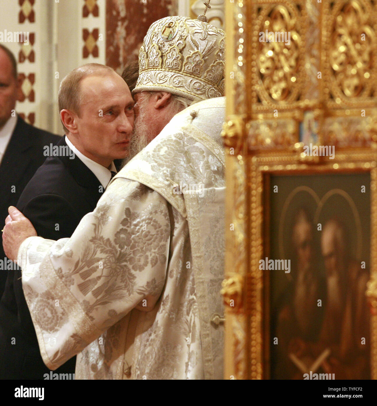 President vladimir putin patriarch alexy hi-res stock photography and ...