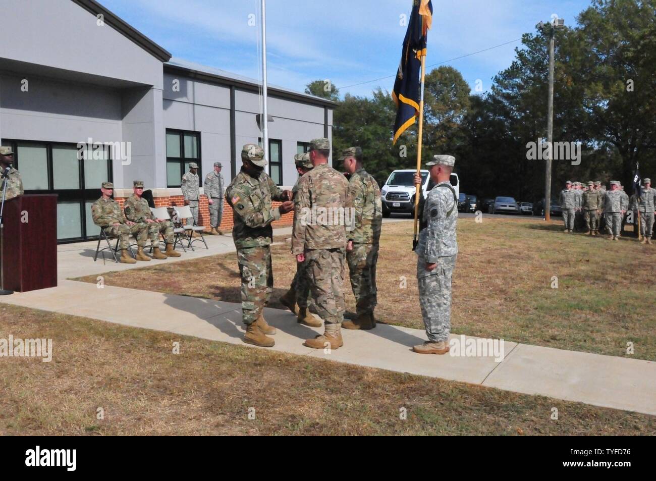 Col John Haas, commander of the 53rd Infantry Brigade Combat Team and ...