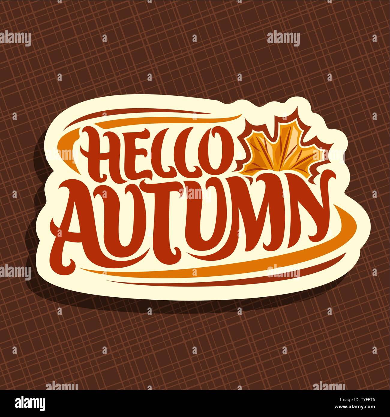 Vector logo for Autumn Stock Vector Image & Art - Alamy