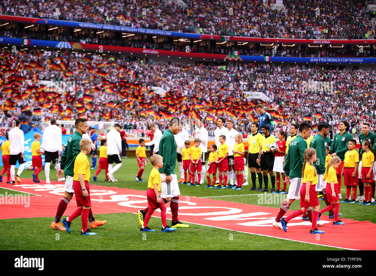 Teams walk out hi-res stock photography and images - Alamy