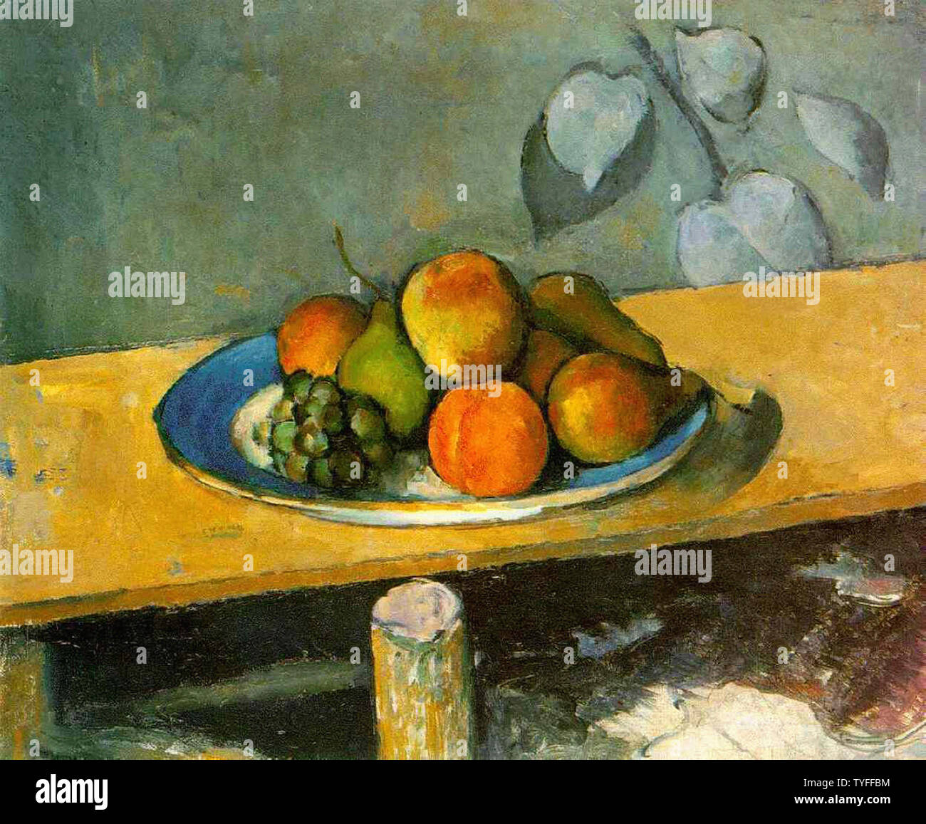 Paul Cézanne - Apples Pears Grapes C 1880 Stock Photo - Alamy