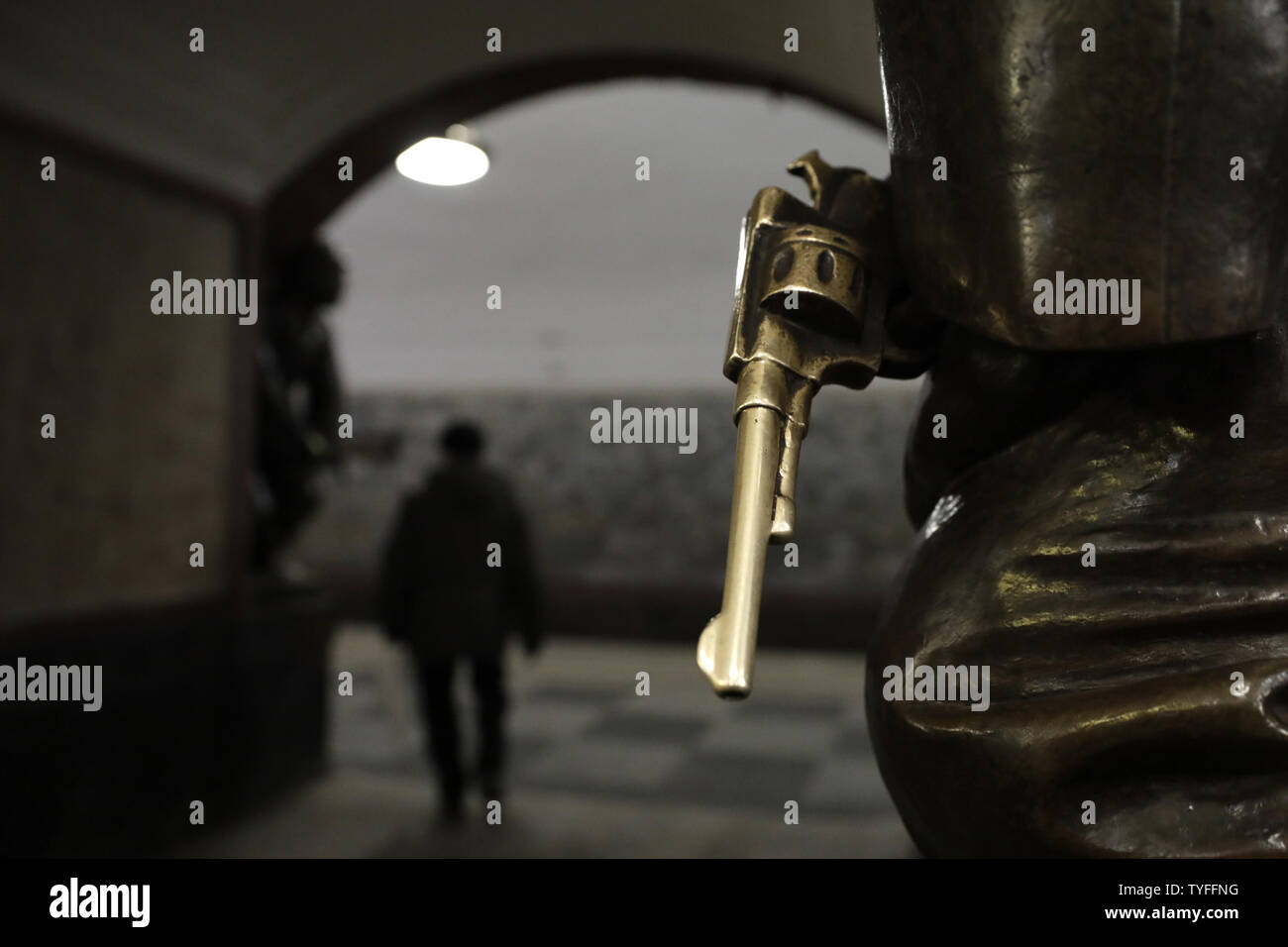 Revolution square moscow metro hi-res stock photography and images - Alamy