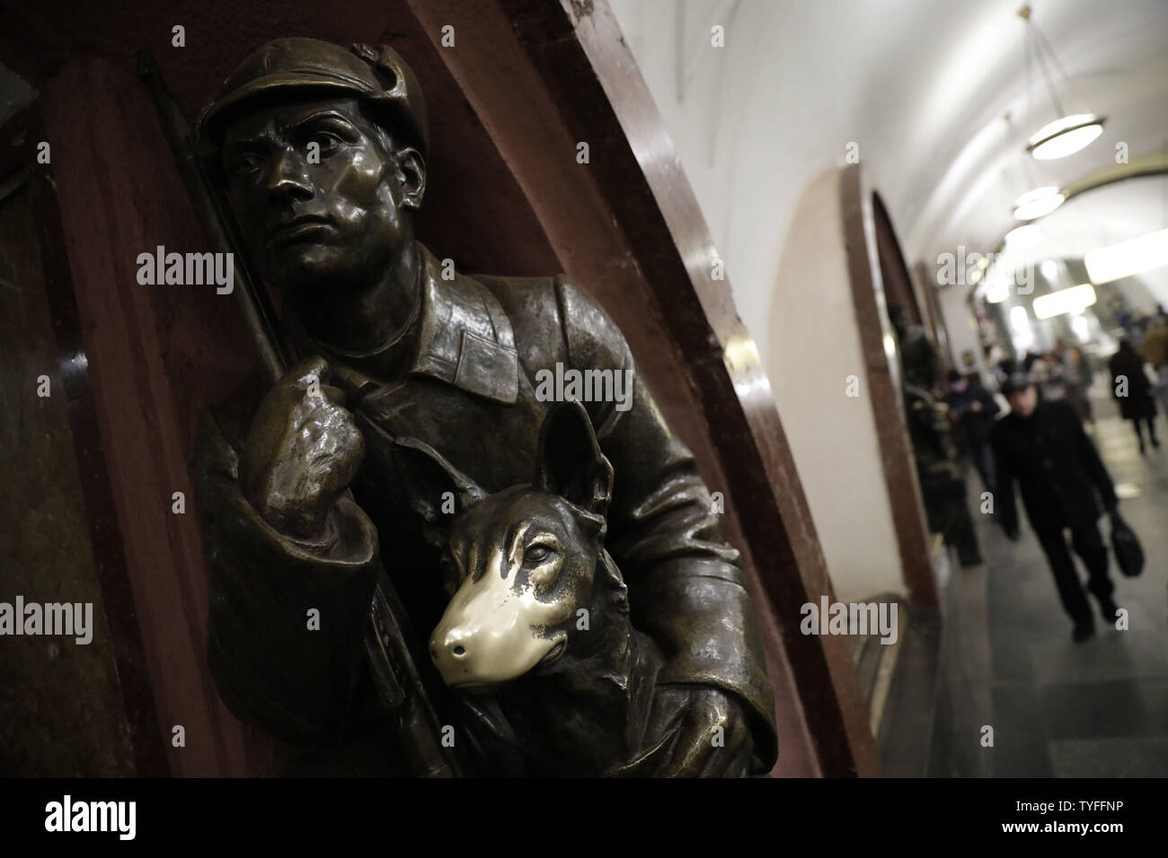 Revolution square moscow metro hi-res stock photography and images - Alamy