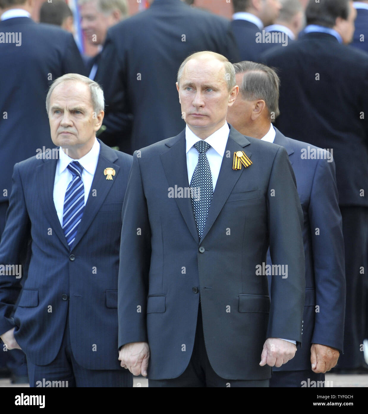 Russian President Vladimir Putin attends a wreath laying ceremony at ...