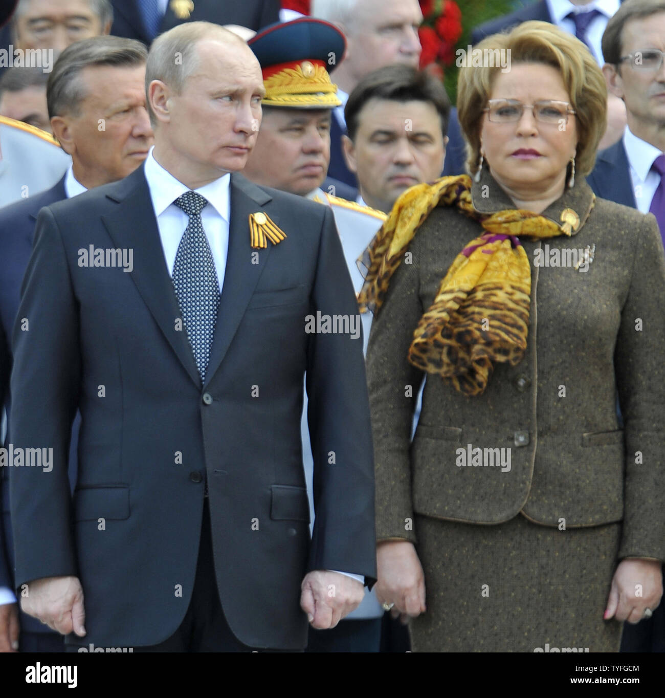 Russian President Vladimir Putin attends a wreath laying ceremony at ...