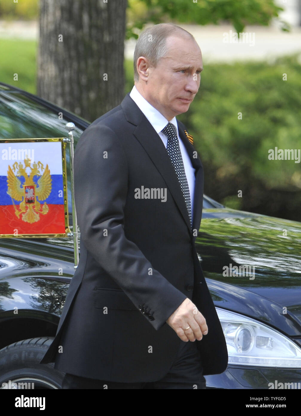 Russian President Vladimir Putin attends a wreath laying ceremony at ...