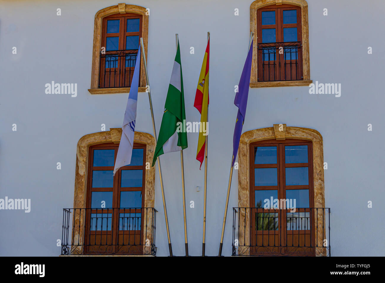 Town Hall Albox Almanzora Valley, Almeria province, Andalusia, Spain ...