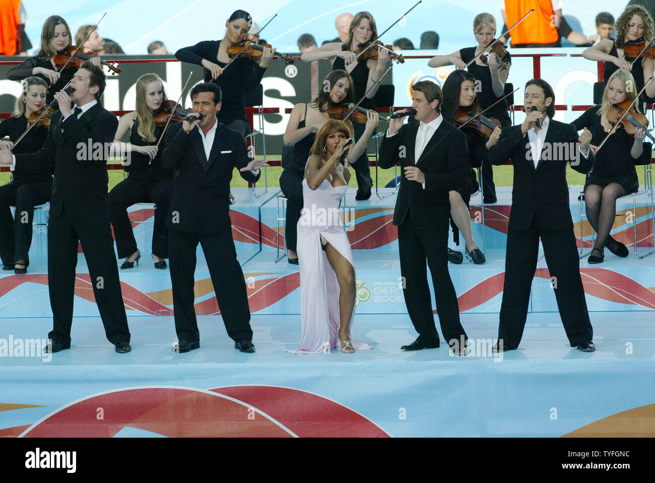 Toni Braxton entertains during the opening ceremonies of World Cup ...