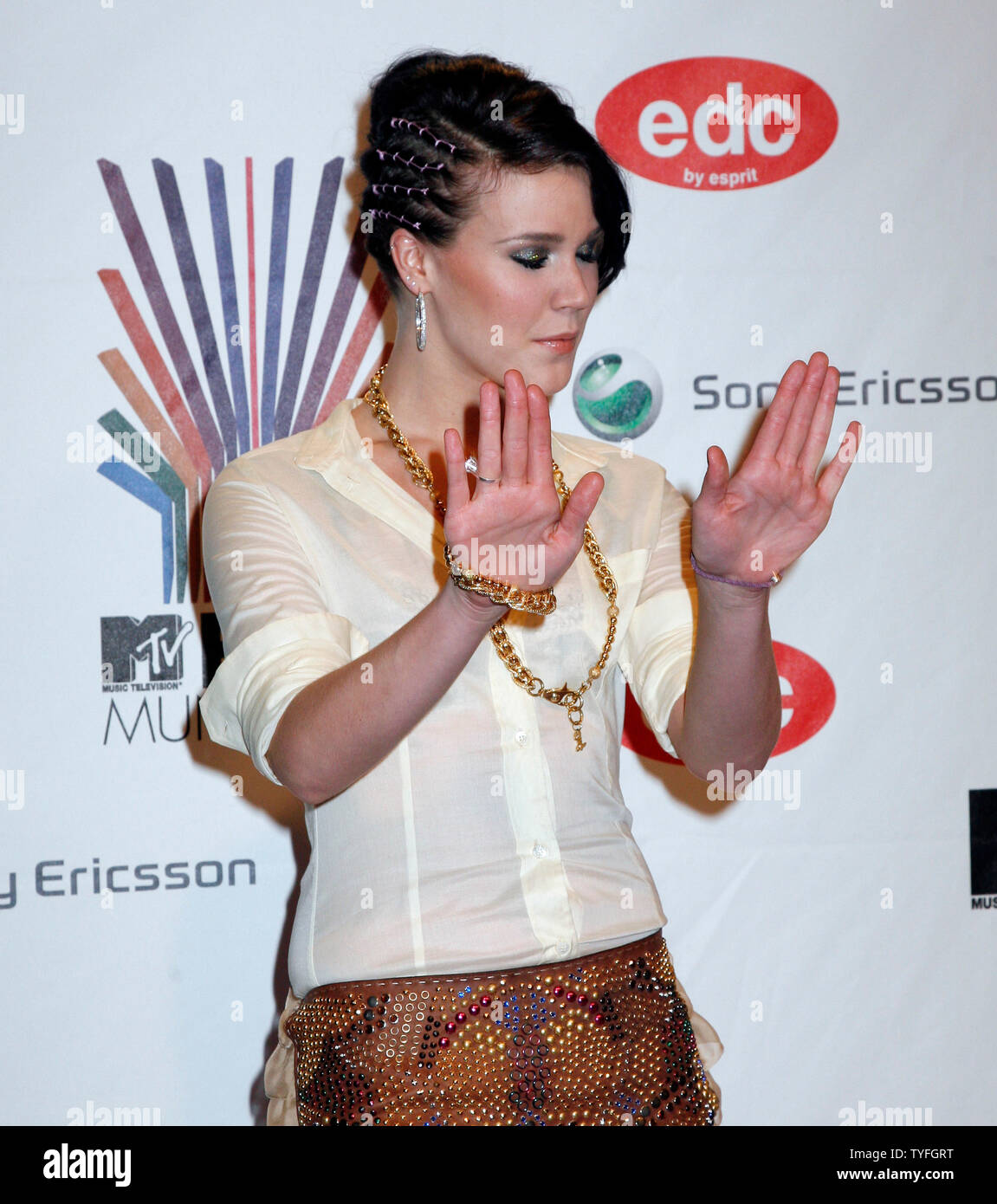Singer Joss Stone arrives at the MTV Europe Music Awards in Munich ...