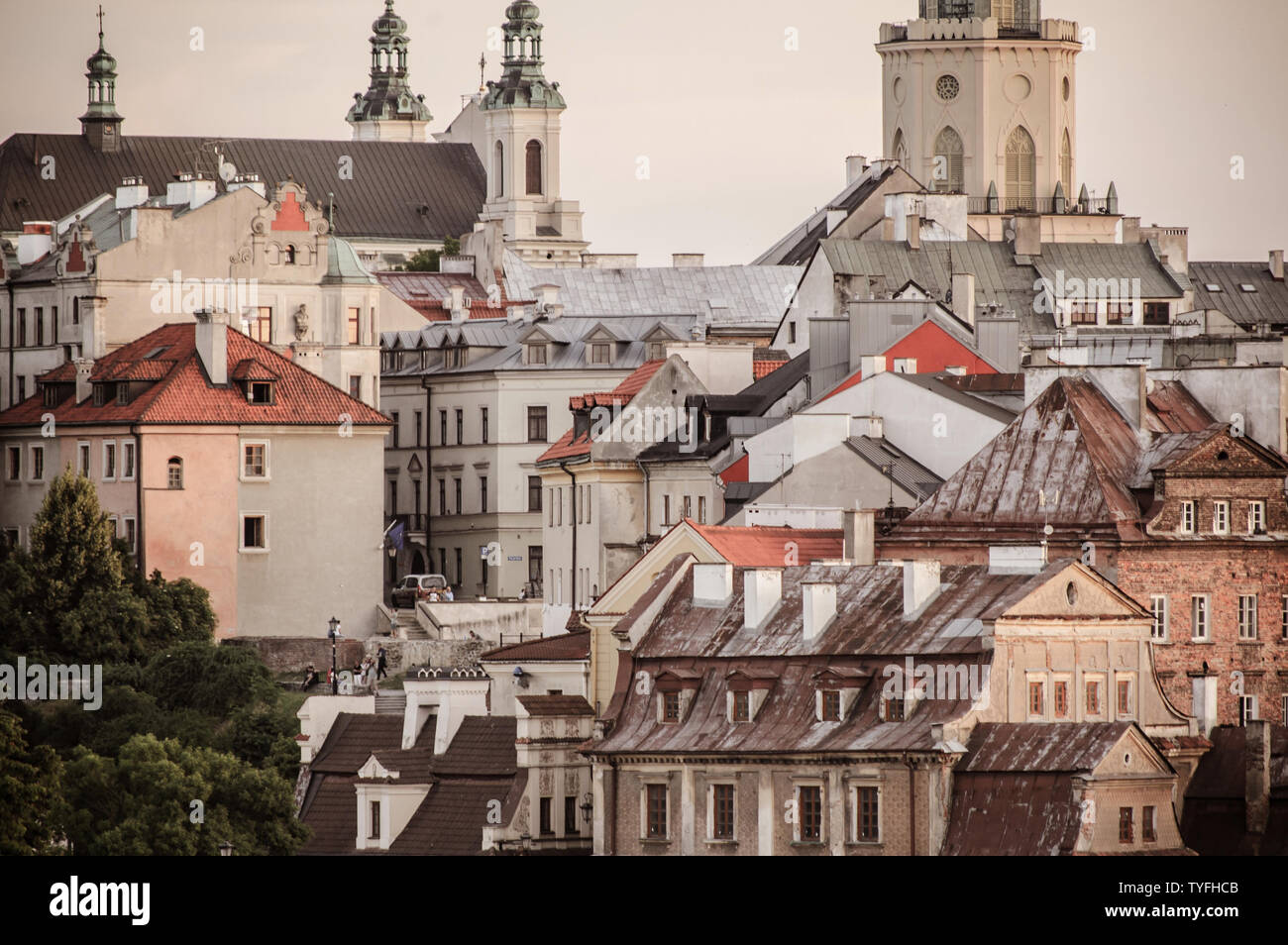 Renaissance Old Town in Lublin Stock Photo - Alamy