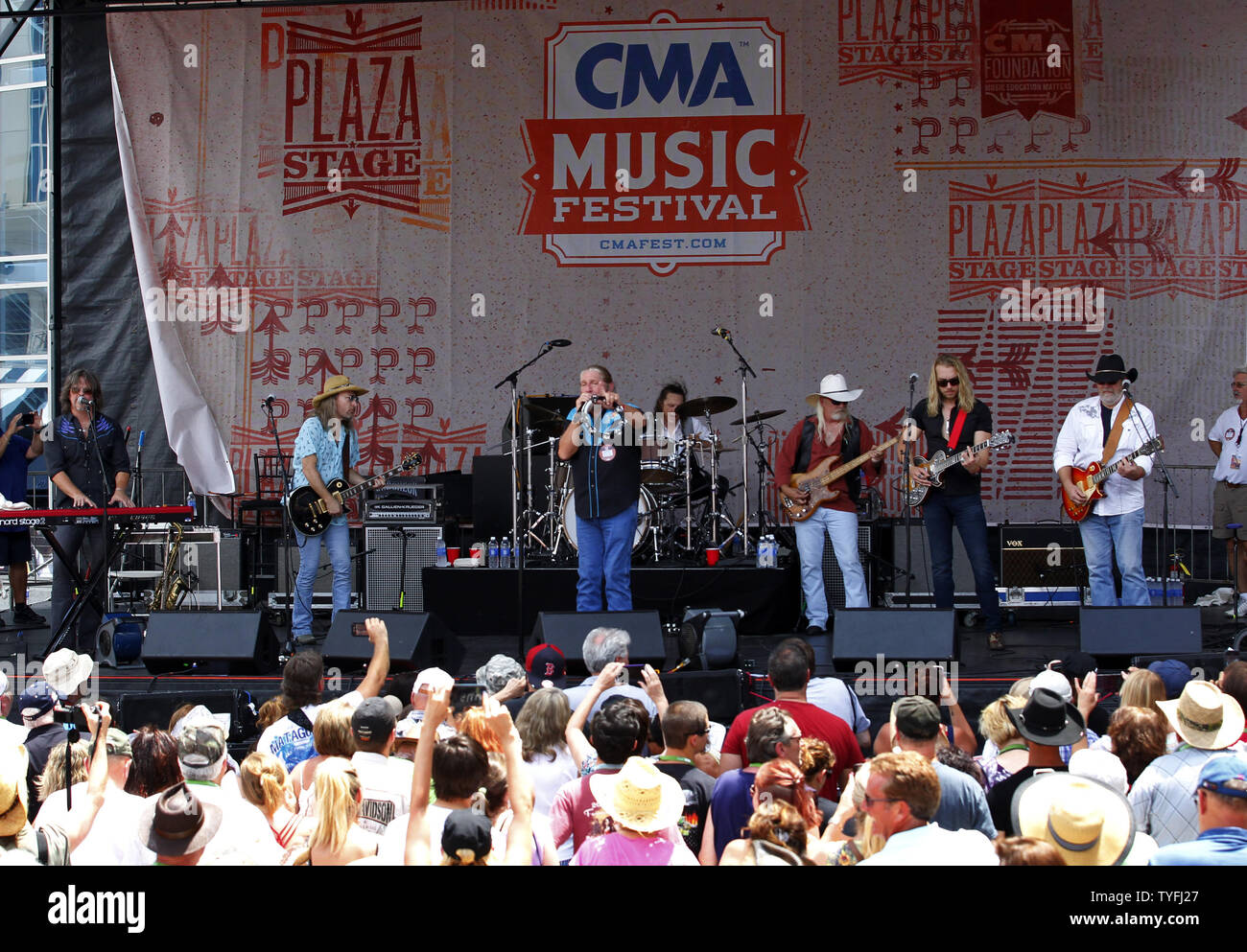 Country music band Marshall Tucker Band performs during the CMA Music ...