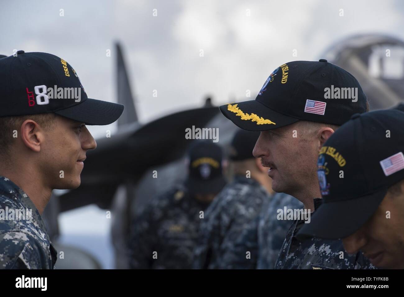 OCEAN (Nov. 7, 2016) USS Makin Island (LHD 8) Junior Sailor of the Year ...