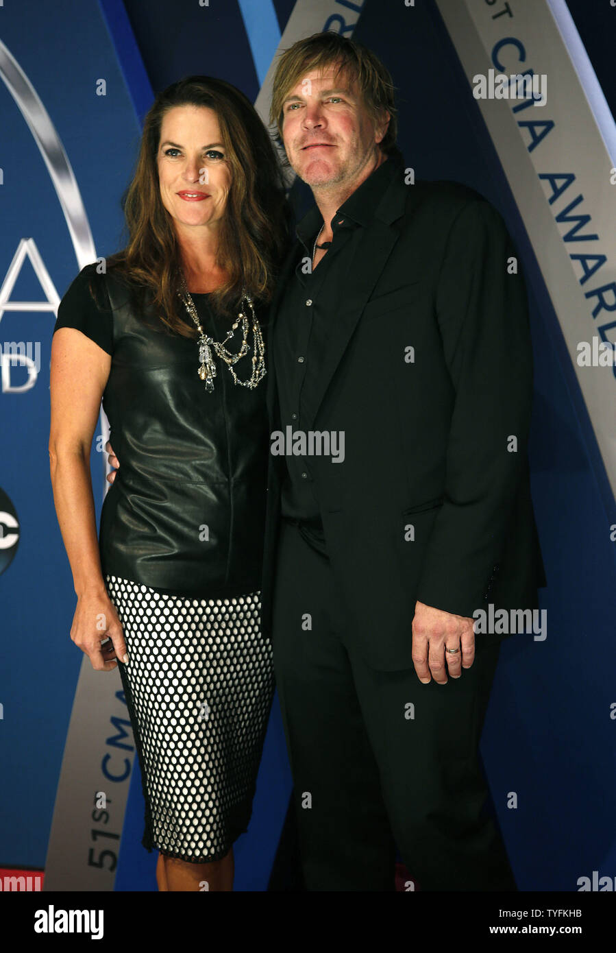 Jack Ingram and Amy Ingram arrive to the 51st Annual Country Music ...