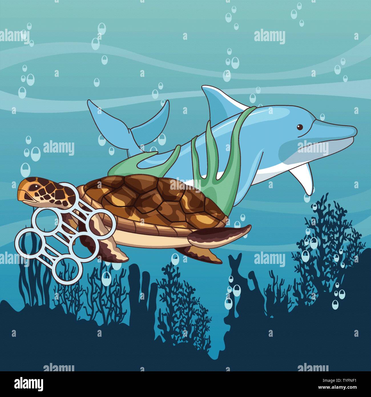 Sad turtle Stock Vector Images - Alamy