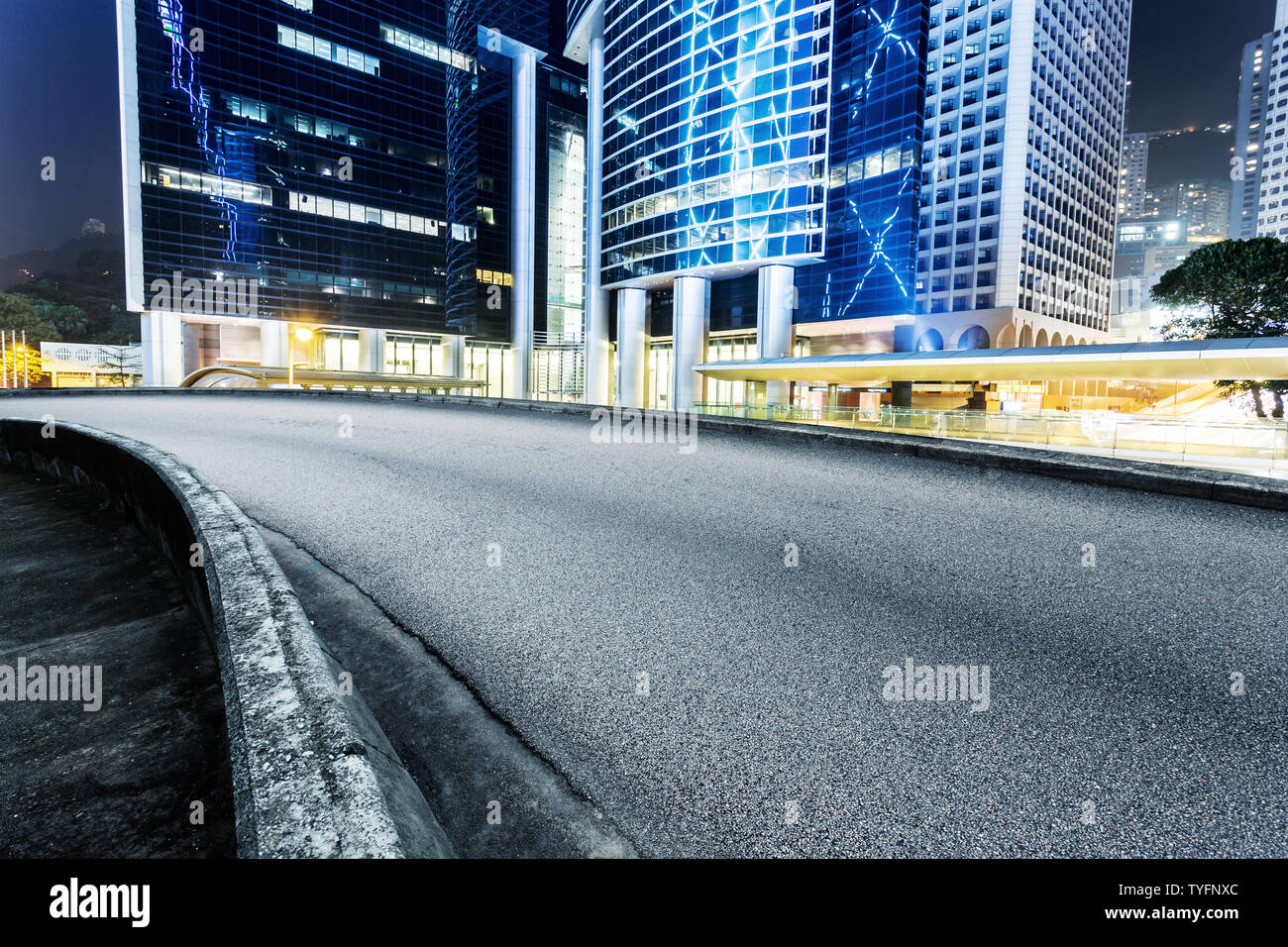 urban cityscape and road Stock Photo - Alamy