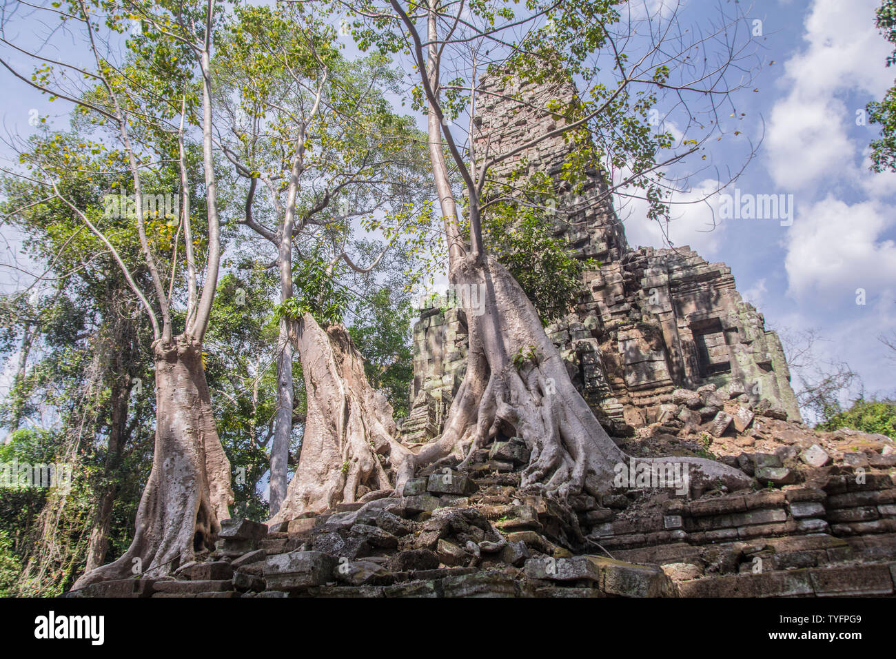Angkor Wat Angkor's smile Stock Photo - Alamy