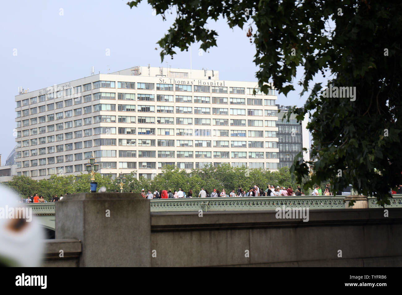 St Thomas' Hospital Stock Photo - Alamy