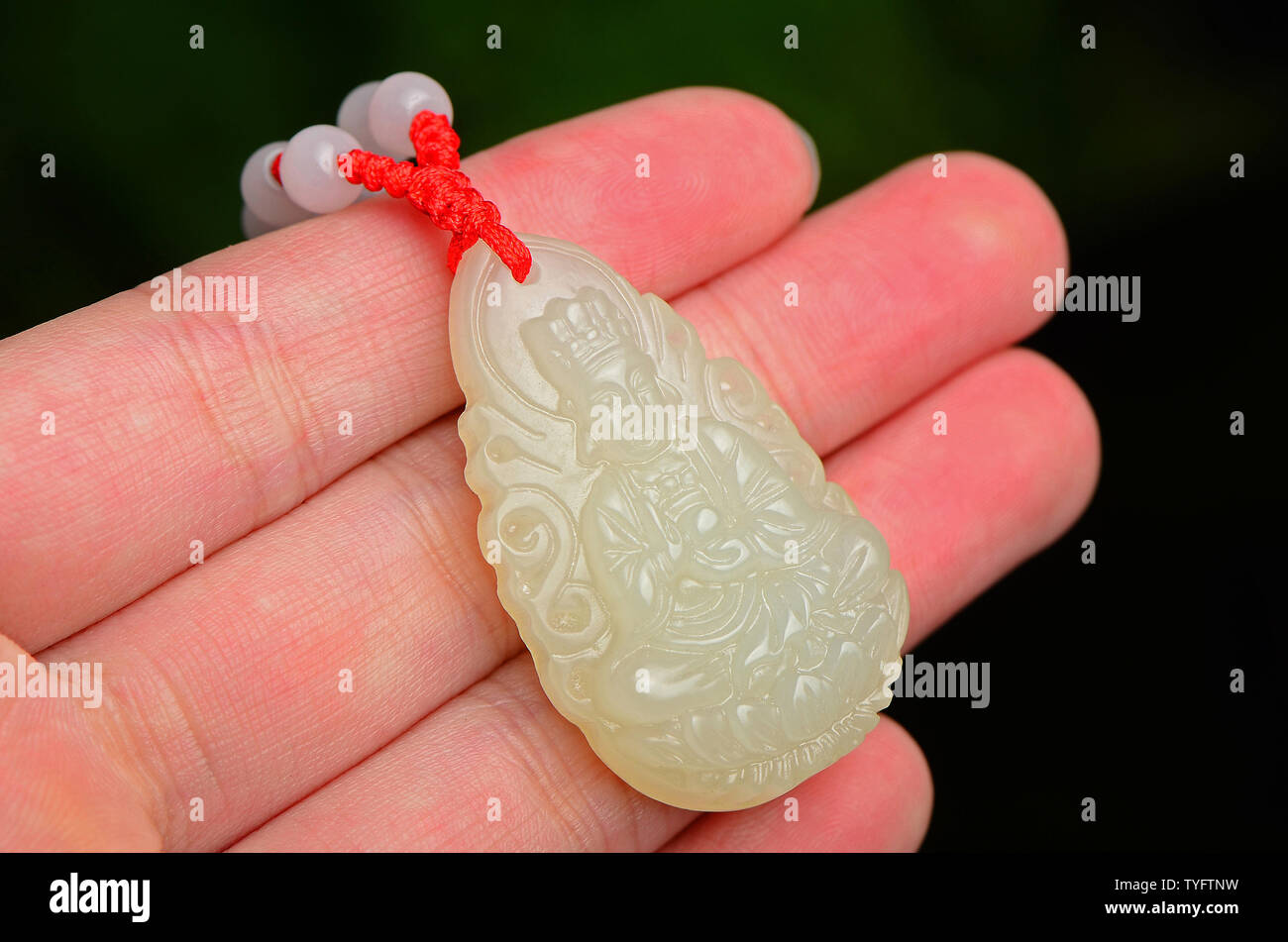 The eight patron gods ordered the Buddha and Tian jade pendant Stock ...