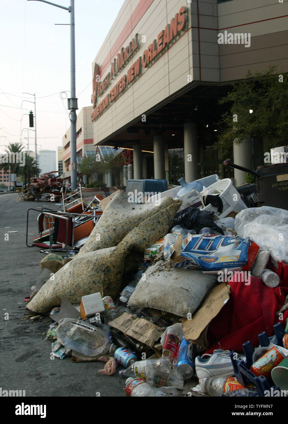Trash spread around hi-res stock photography and images - Alamy