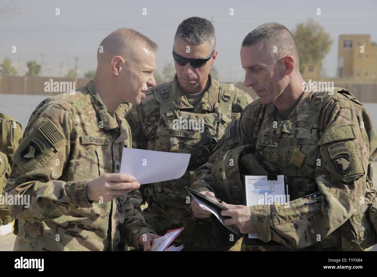 U.S. Army Col. Brett Sylvia, 2nd Brigade Combat Team "STRIKE", 101st ...