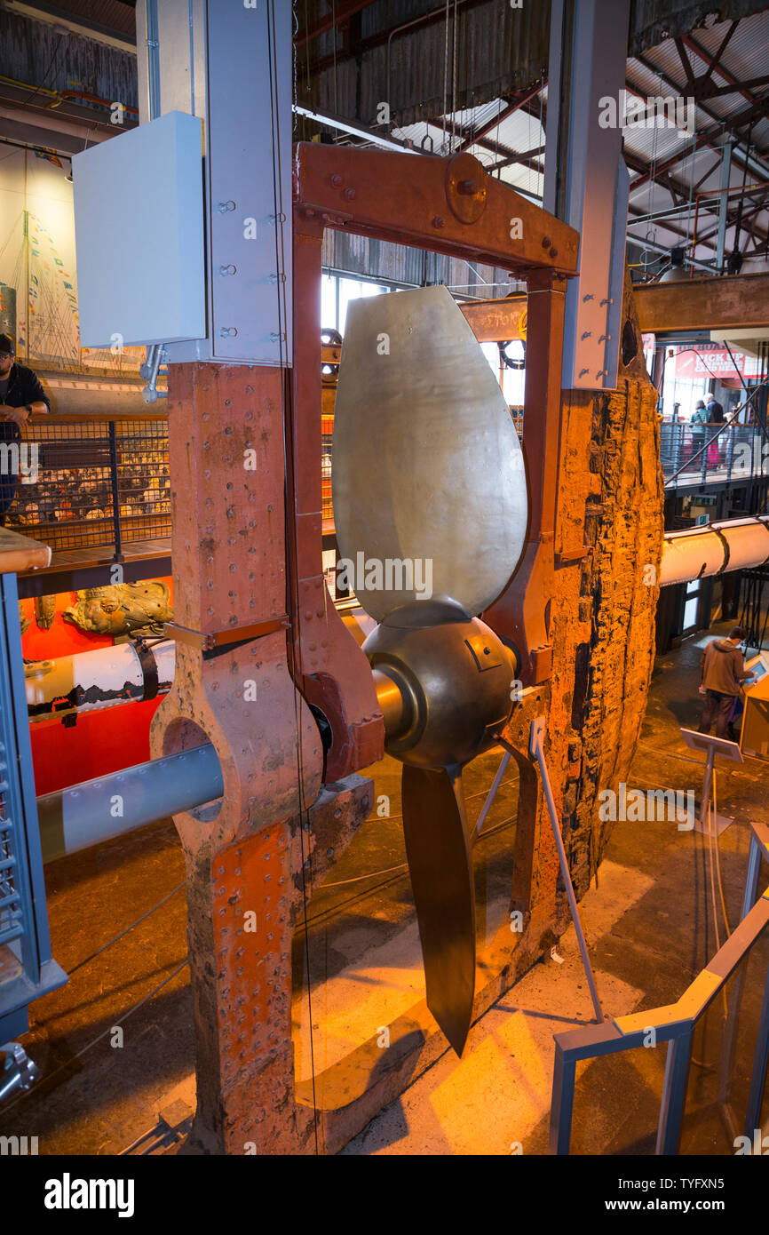 Ship brunel propeller rudder hi-res stock photography and images - Alamy