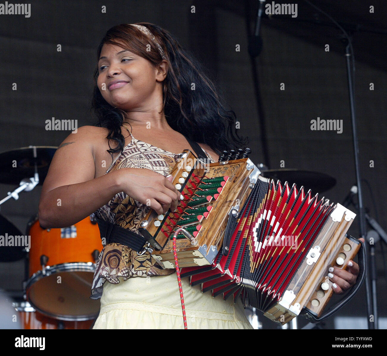 Rosie Ledet fronts her band, Rosie Ledet and the Zydeco Playboys ...