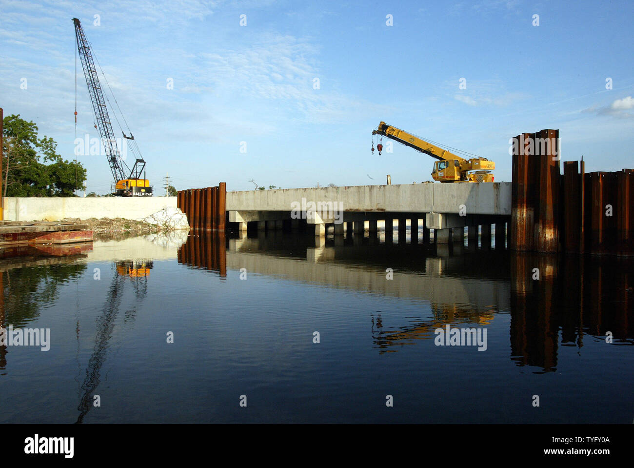 The Army Corps of Engineers has said it will drive sheet metal pilings ...