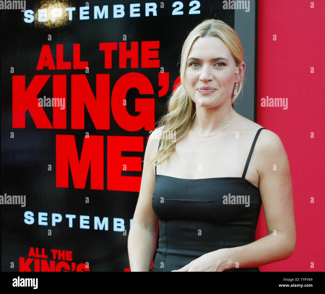 Actress Kate Winslet arrives on the red carpet for the premiere of "All ...