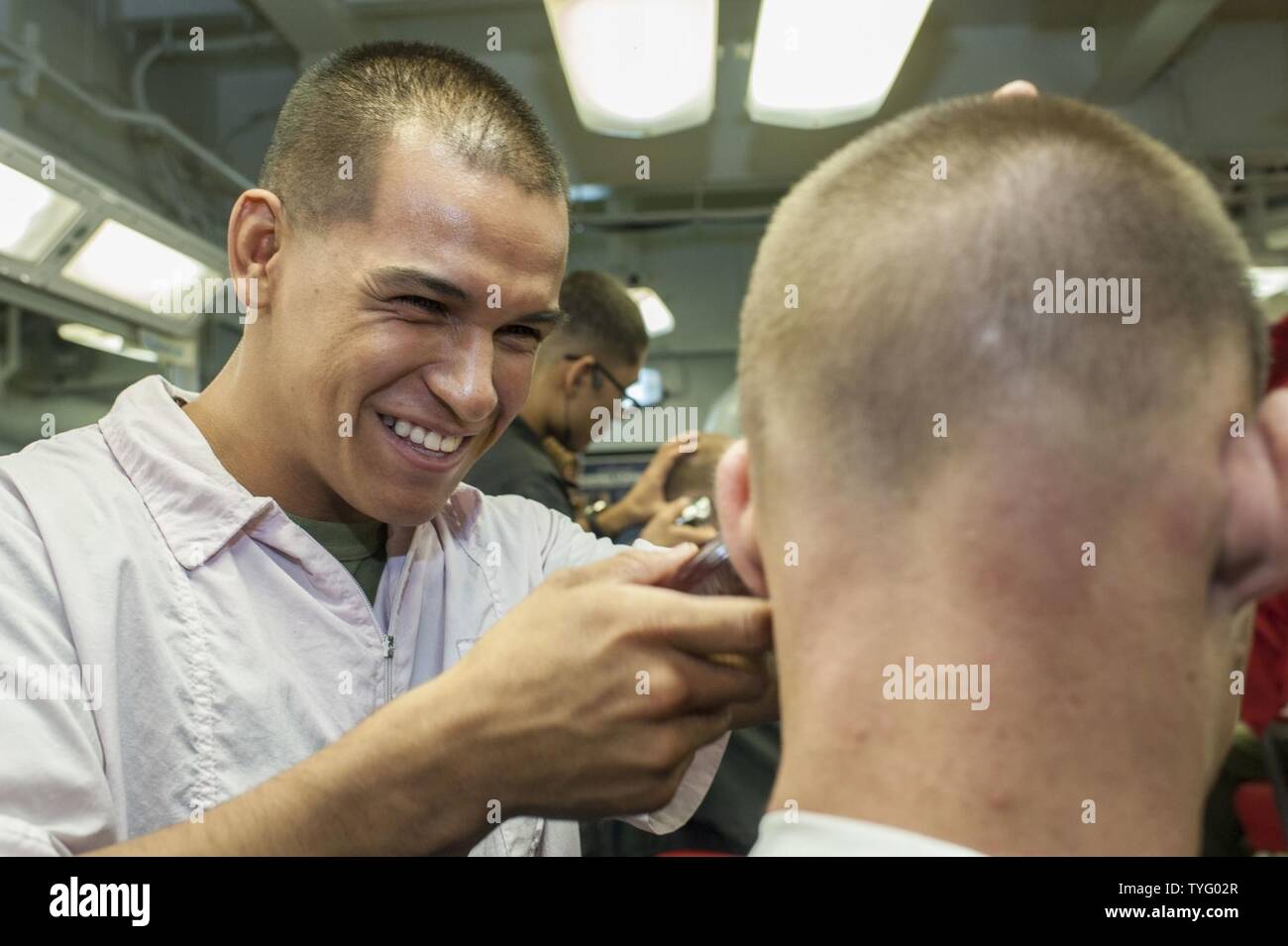 OCEAN (Nov. 8, 2016) Lance Cpl. Alejandro Collazo, from Orange County ...