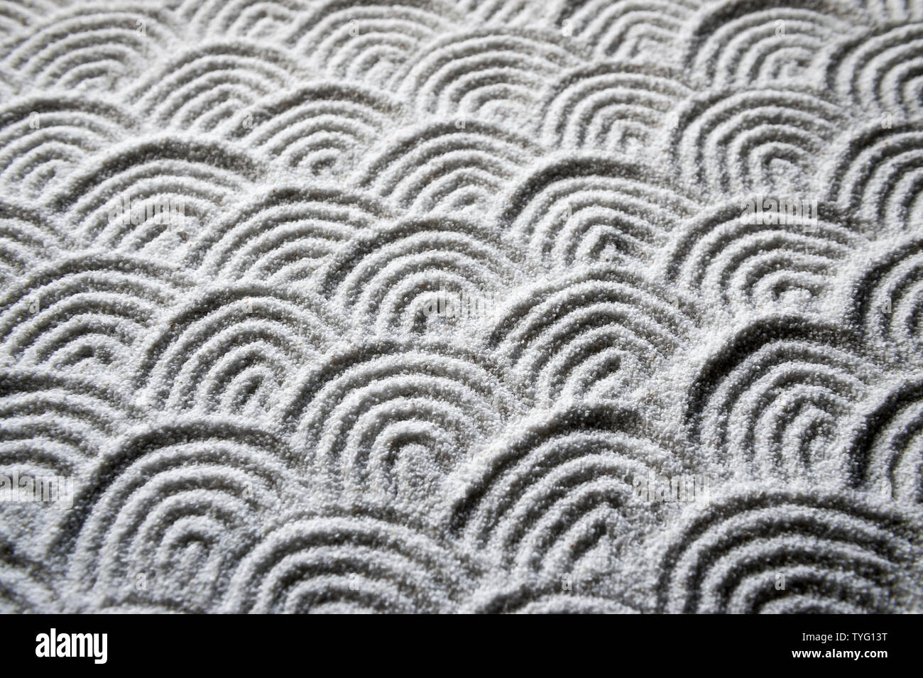 Zen Garden Sand Patterns