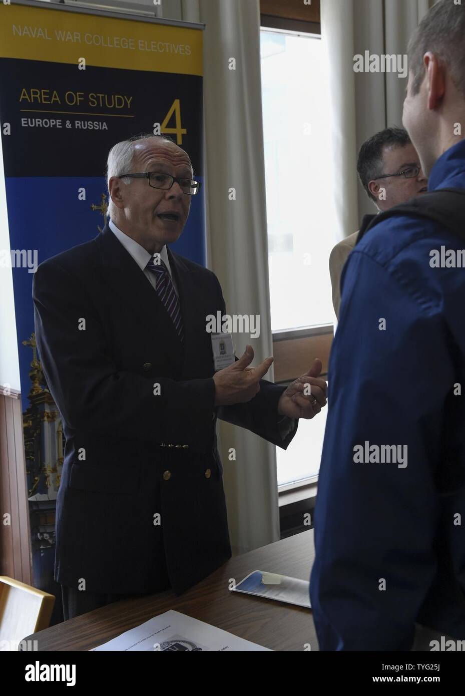 R.I. (Nov. 7, 2016) Thomas Fedyszyn, professor, U.S. Naval War College ...