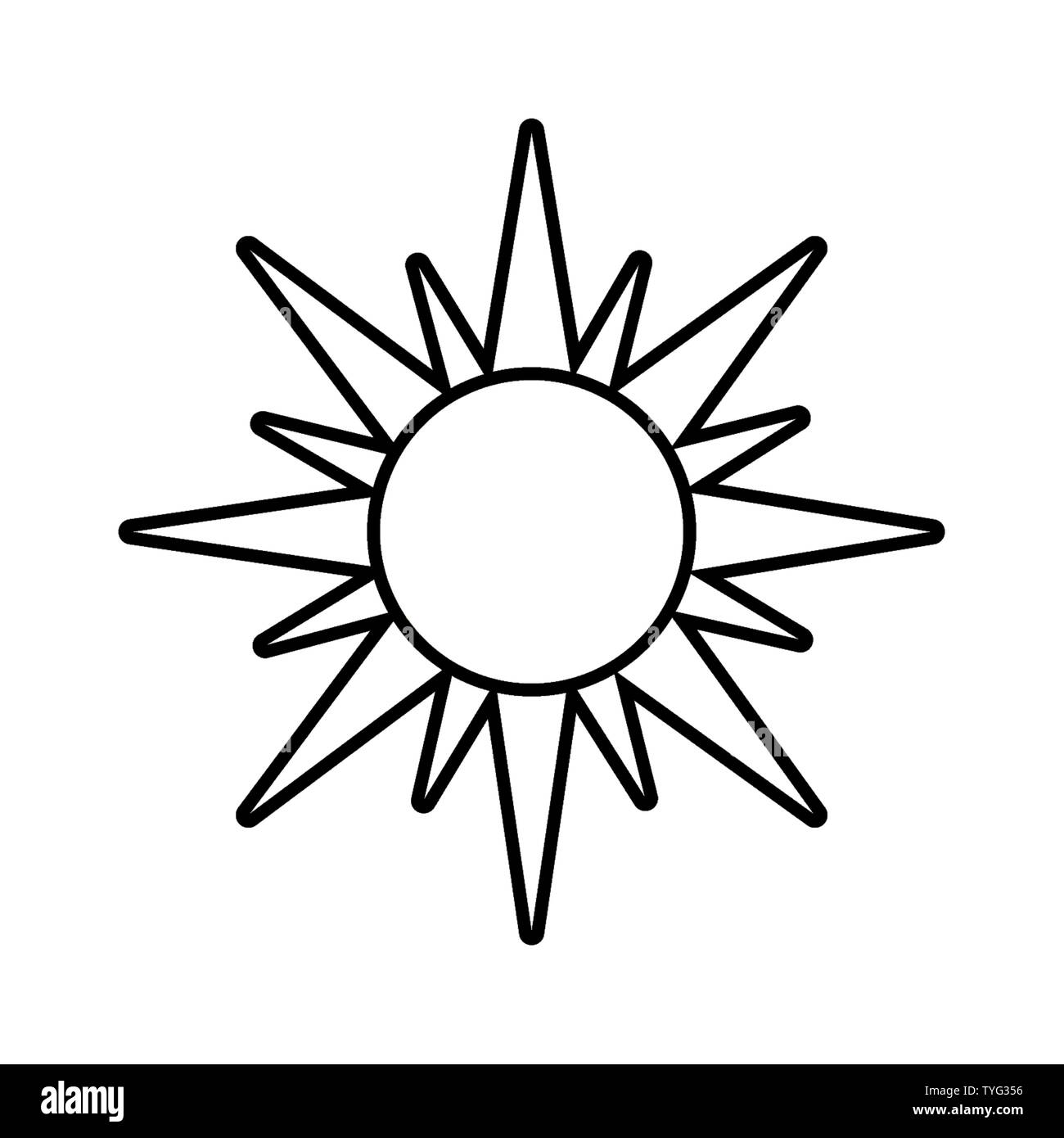 Sun Outline