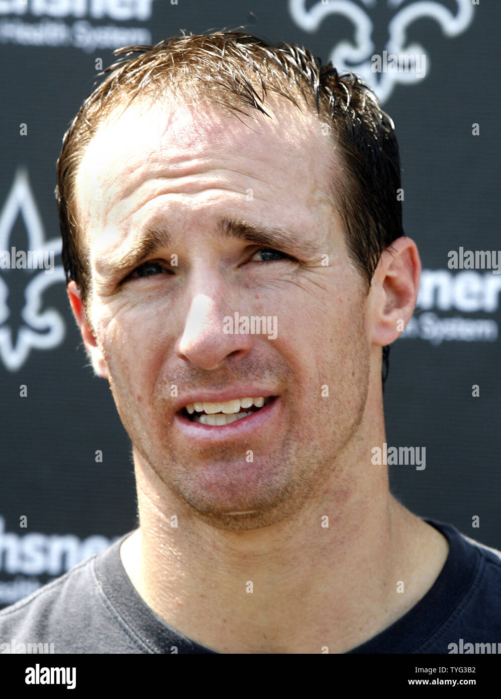 New Orleans Saints Quarterback Drew Brees 9 Speaks With The Media