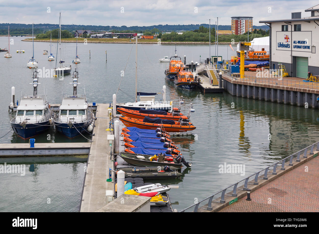 RNLI Royal National Lifeboat Institution Headquarters at Poole, Dorset ...