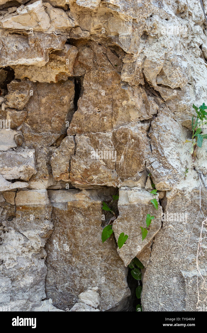 Natural stone texture background. Limestone. Rock formation Stock Photo ...