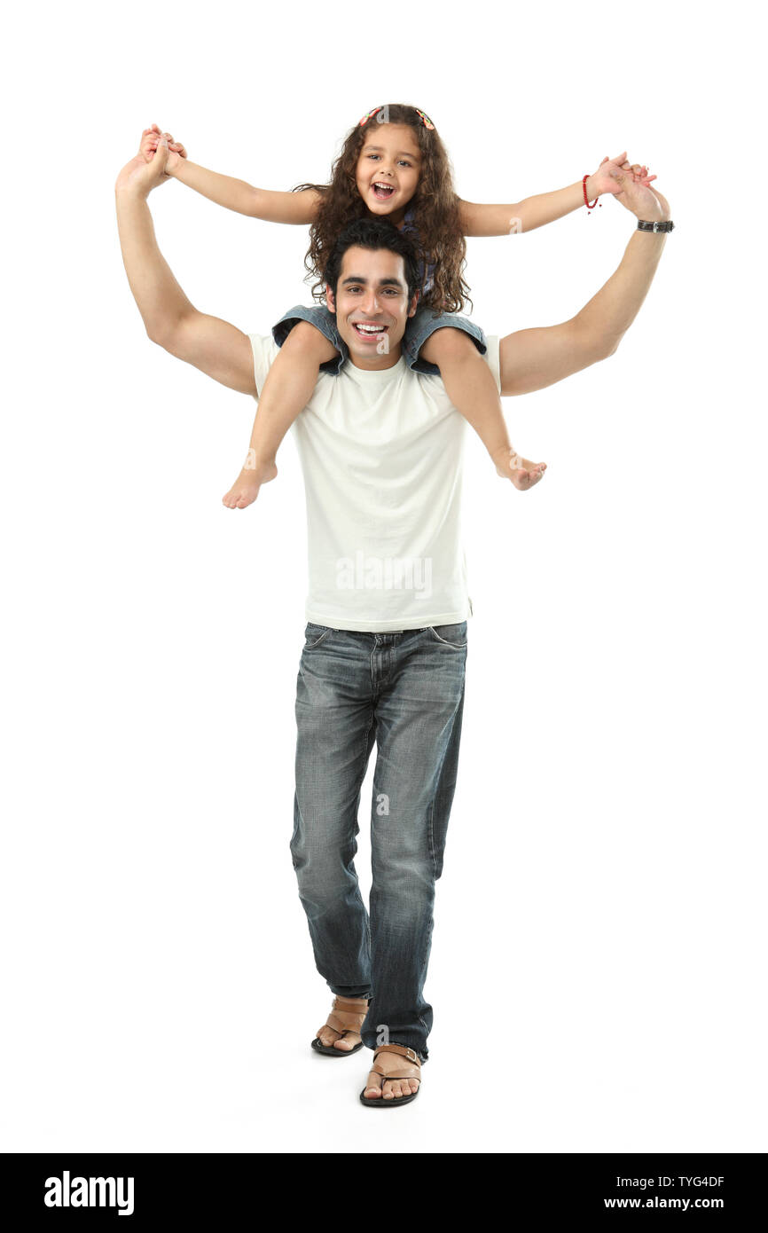 Child carrying child Cut Out Stock Images & Pictures - Alamy