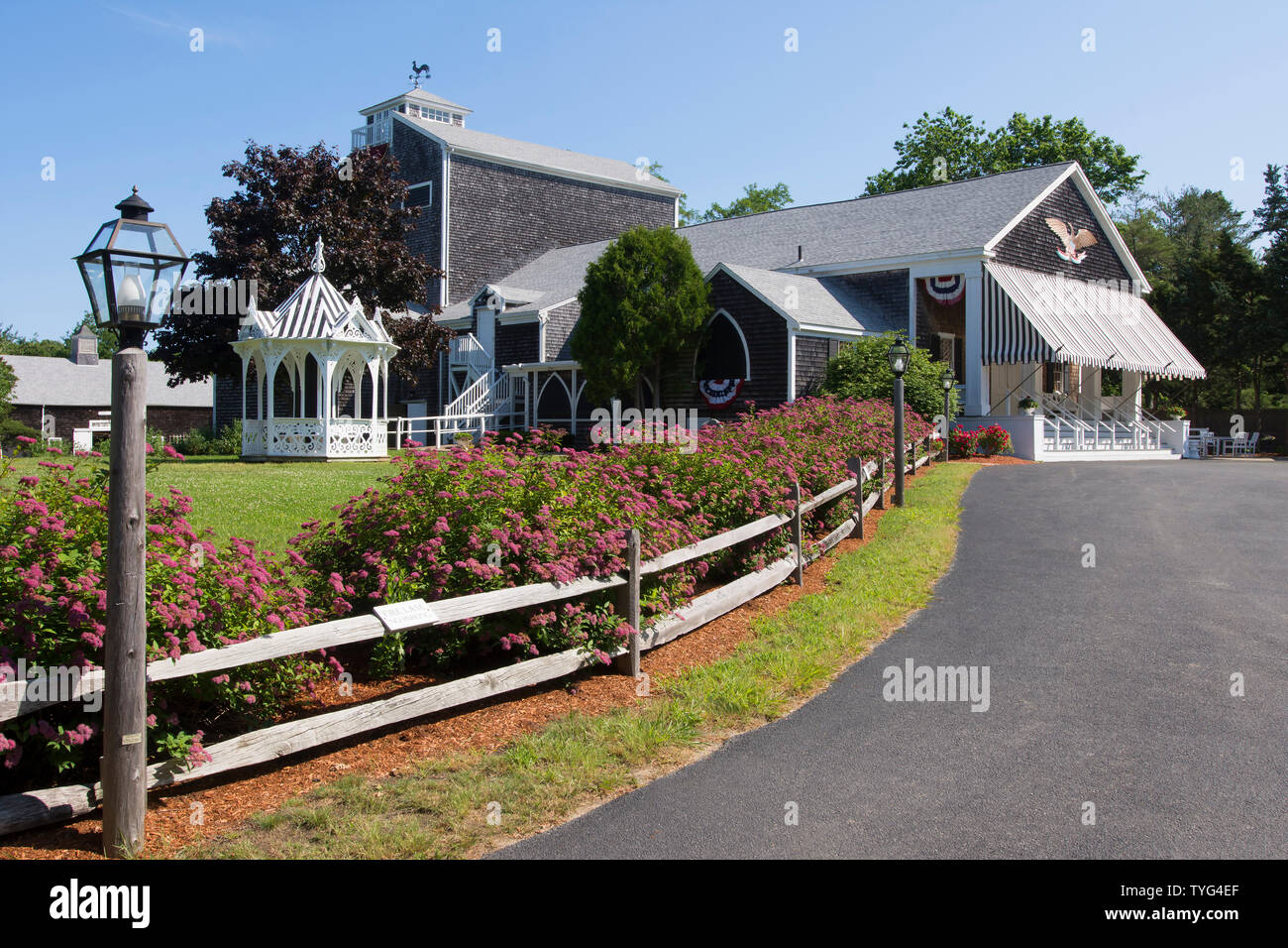 The Dennis Playhouse. An historic summer theater on Cape Cod, USA Stock ...