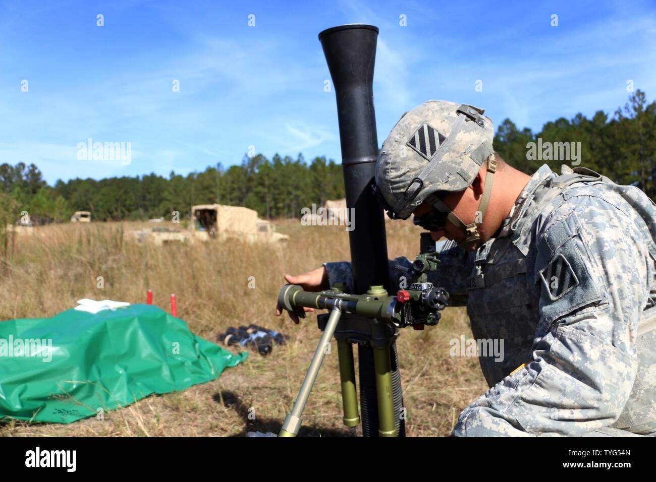 Spc. Scott Davis, mortarman with 3rd Battalion, 7th Infantry Regiment ...