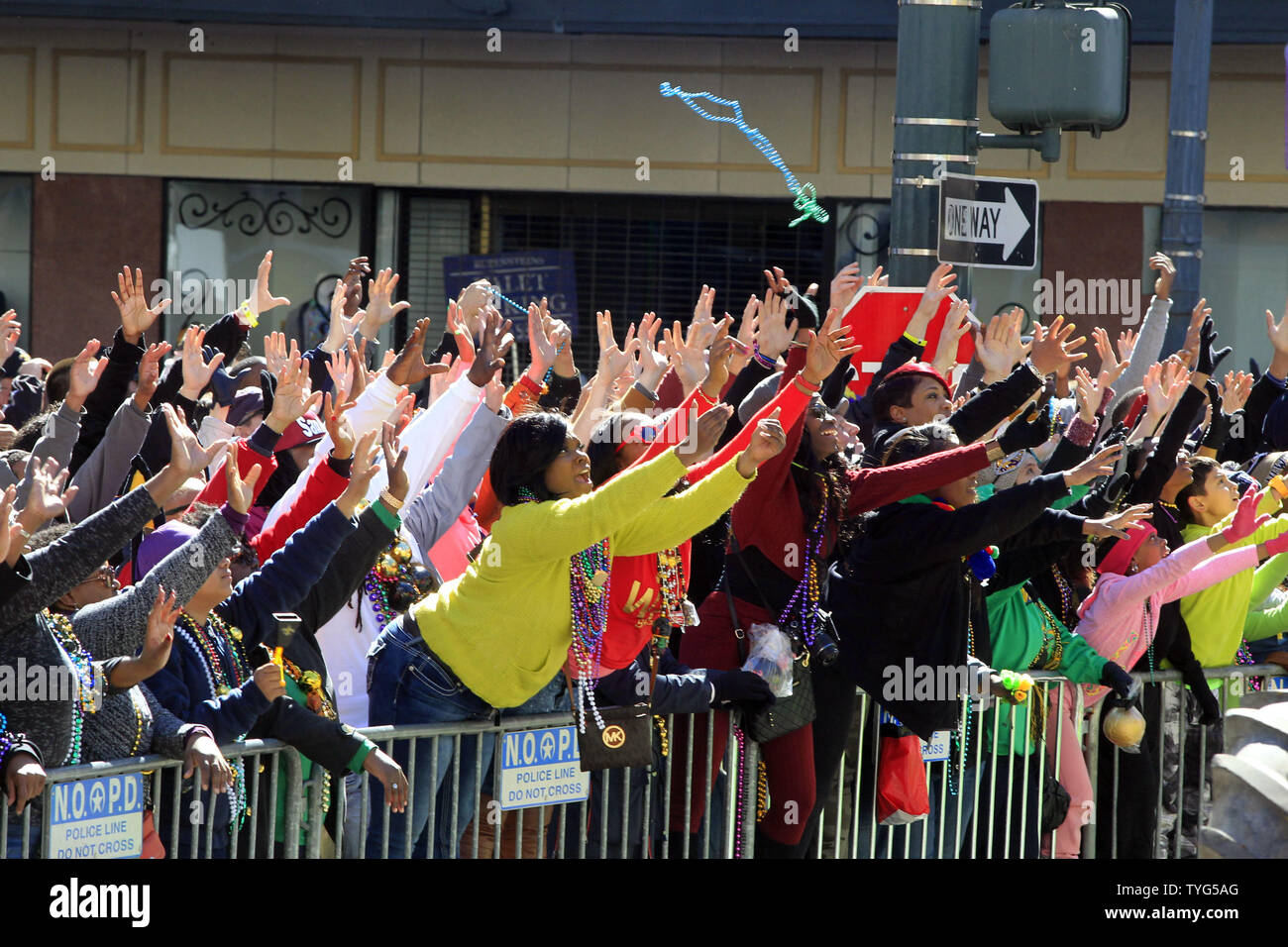 Rex parade canal street hi-res stock photography and images - Alamy